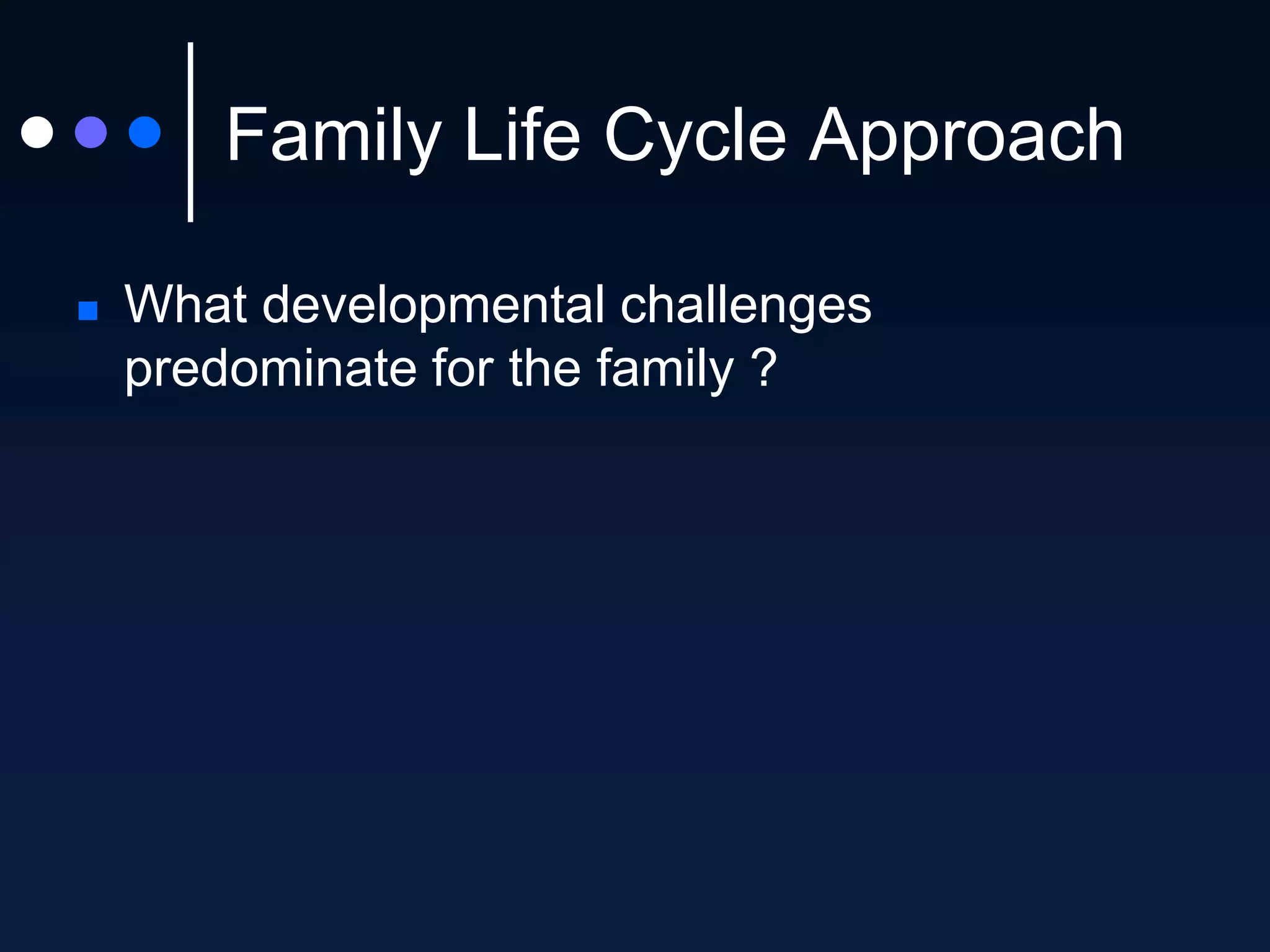 The Family Life Cycle | PPTX