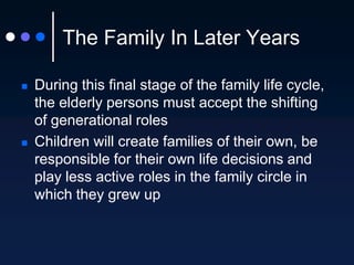 The Family Life Cycle | PPTX