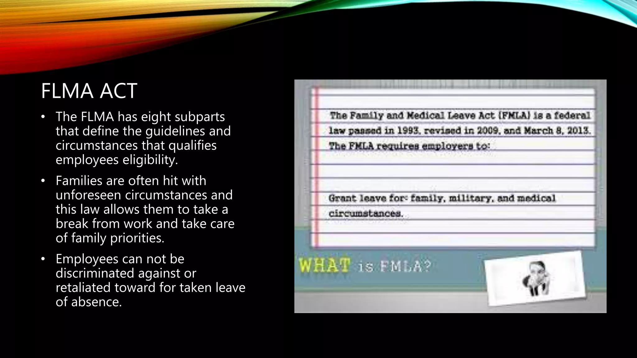 The family medical leave act (flma) | PPTX