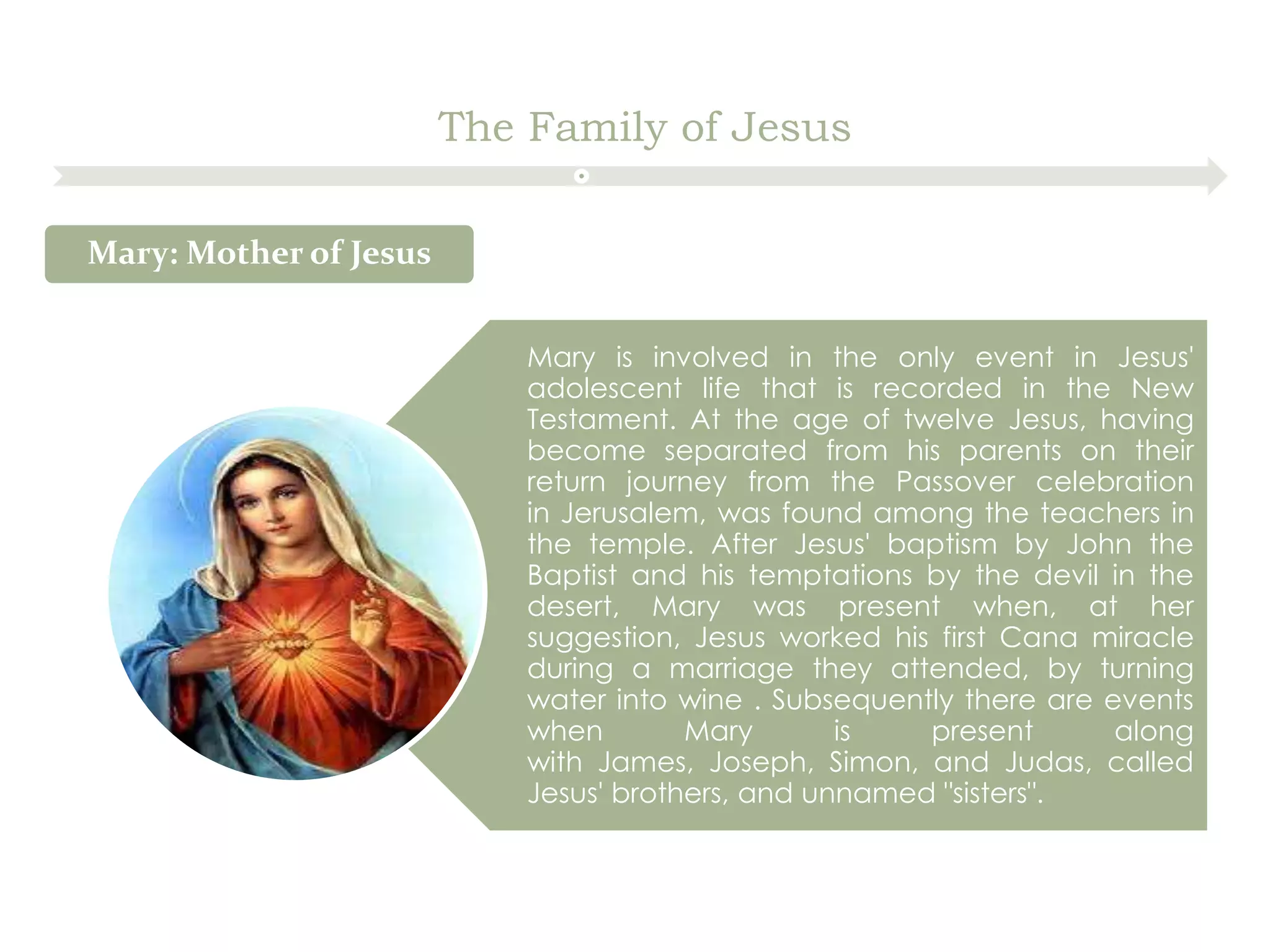 The family of jesus | PPTX