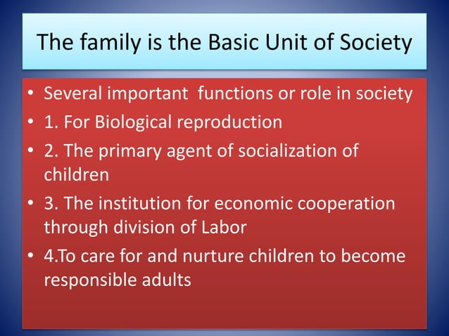 The family today " Declining or Changing" | PPTX | Adoption and ...