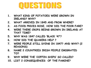 The famine ppt | PPT