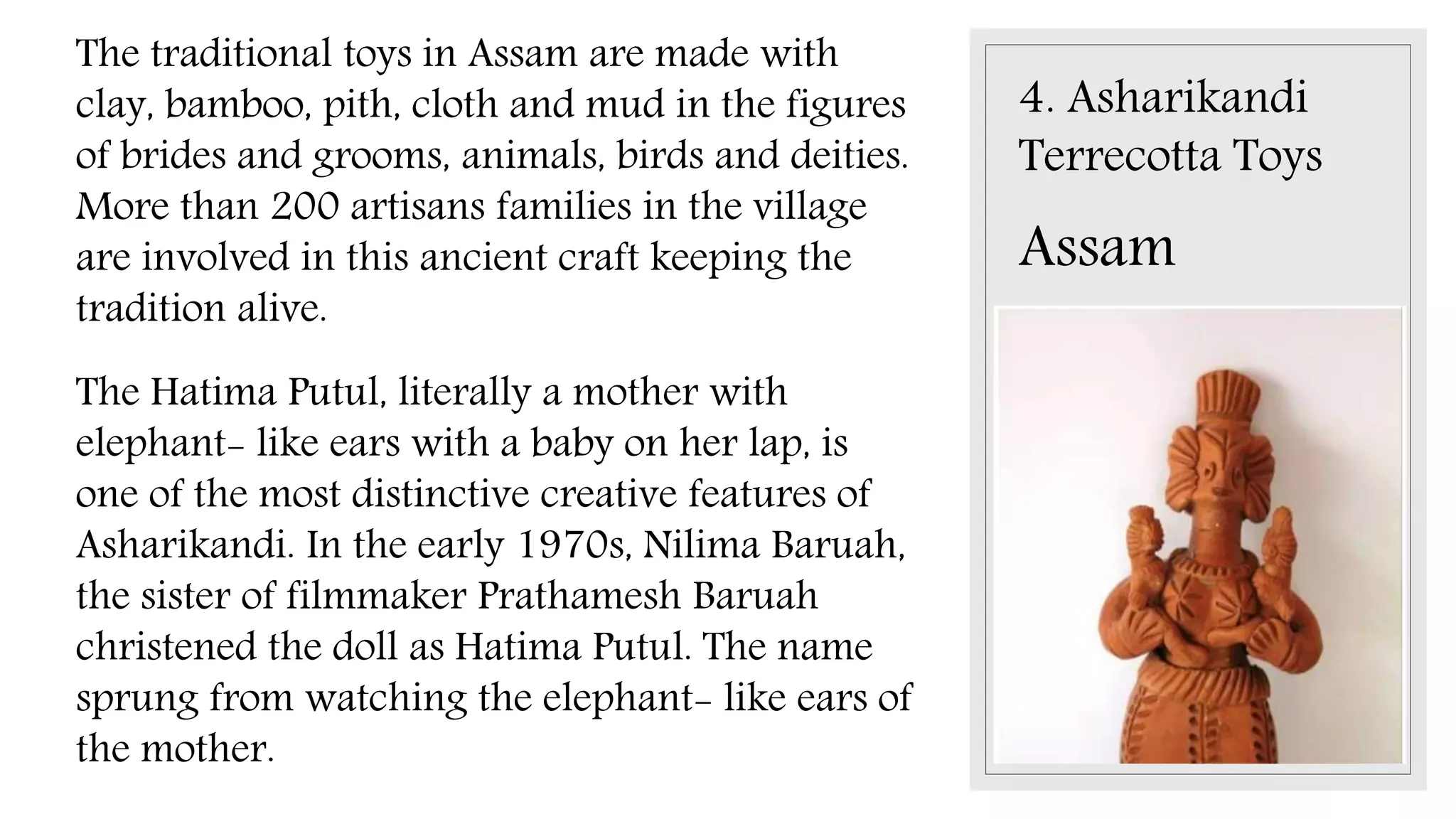 The famous toys of india | PPTX
