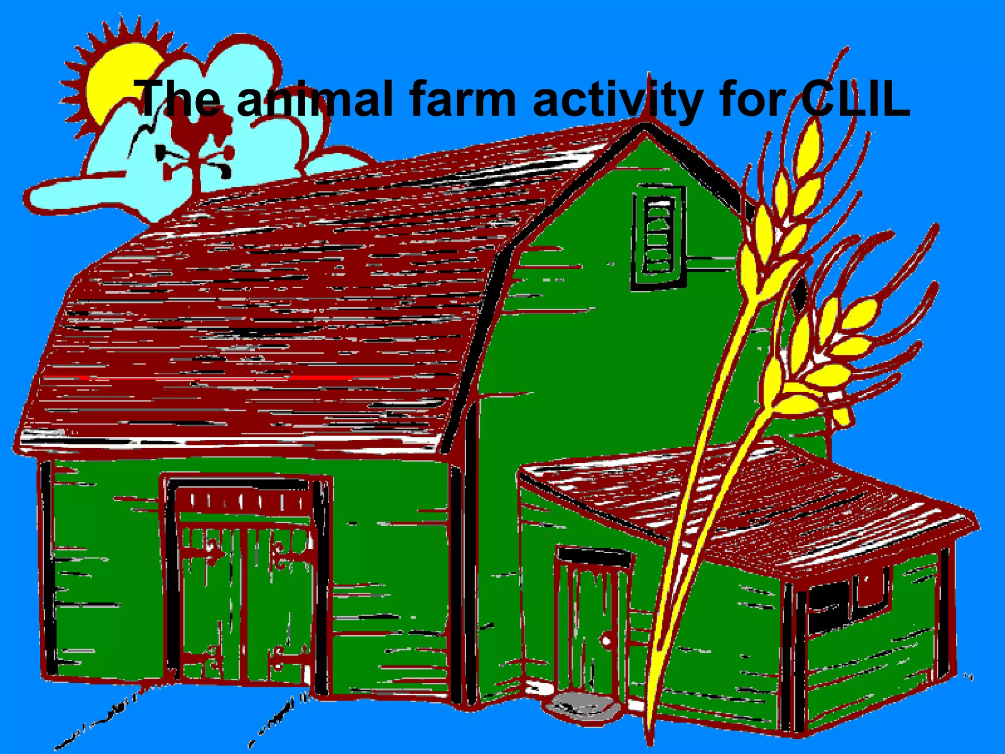 The farm animals activity for clil | PPS