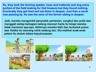The Farmer and his Sons - A Story with a Moral (English & Malay).pptx