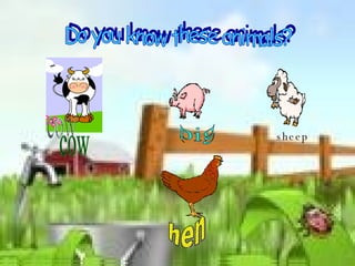 The farm's animals | PPT