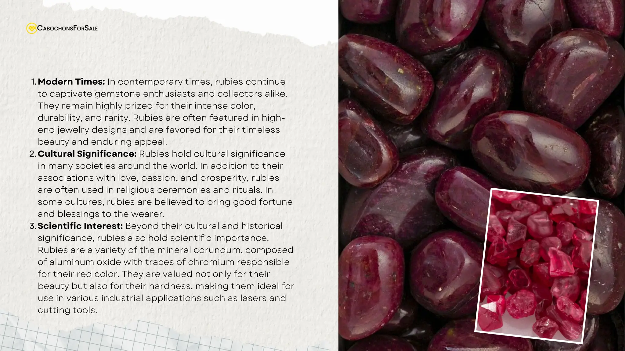 The Fascinating History of Ruby Gemstone | PDF