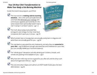 The fat burning kitchen | PDF