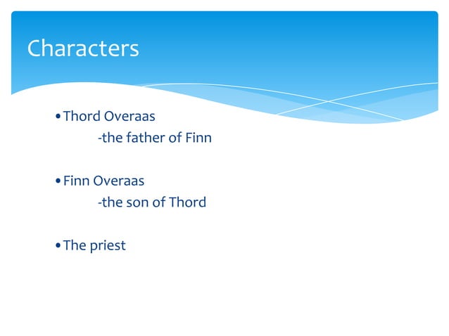 The father by: bjornstjerne bjornson | PPTX