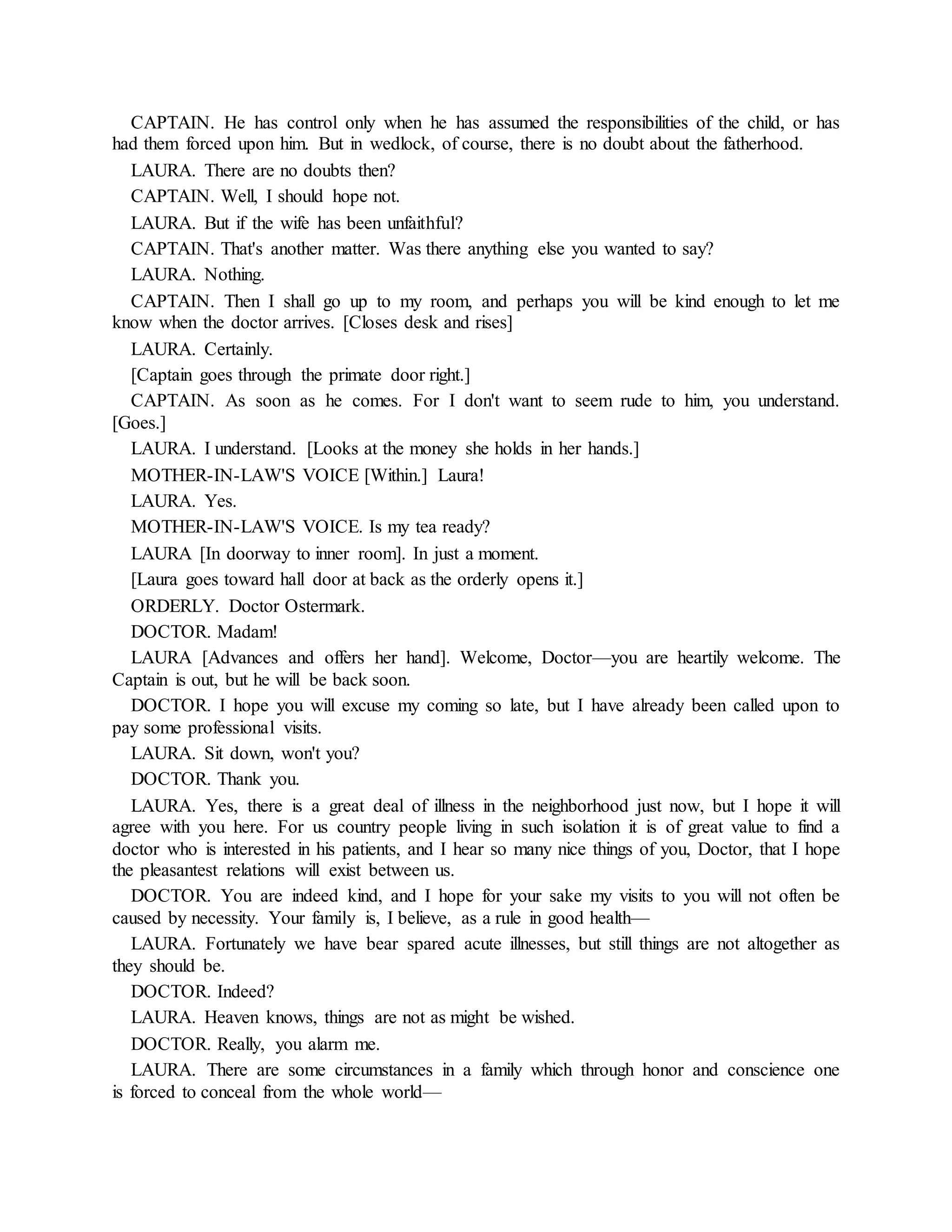 The father august strindberg | PDF