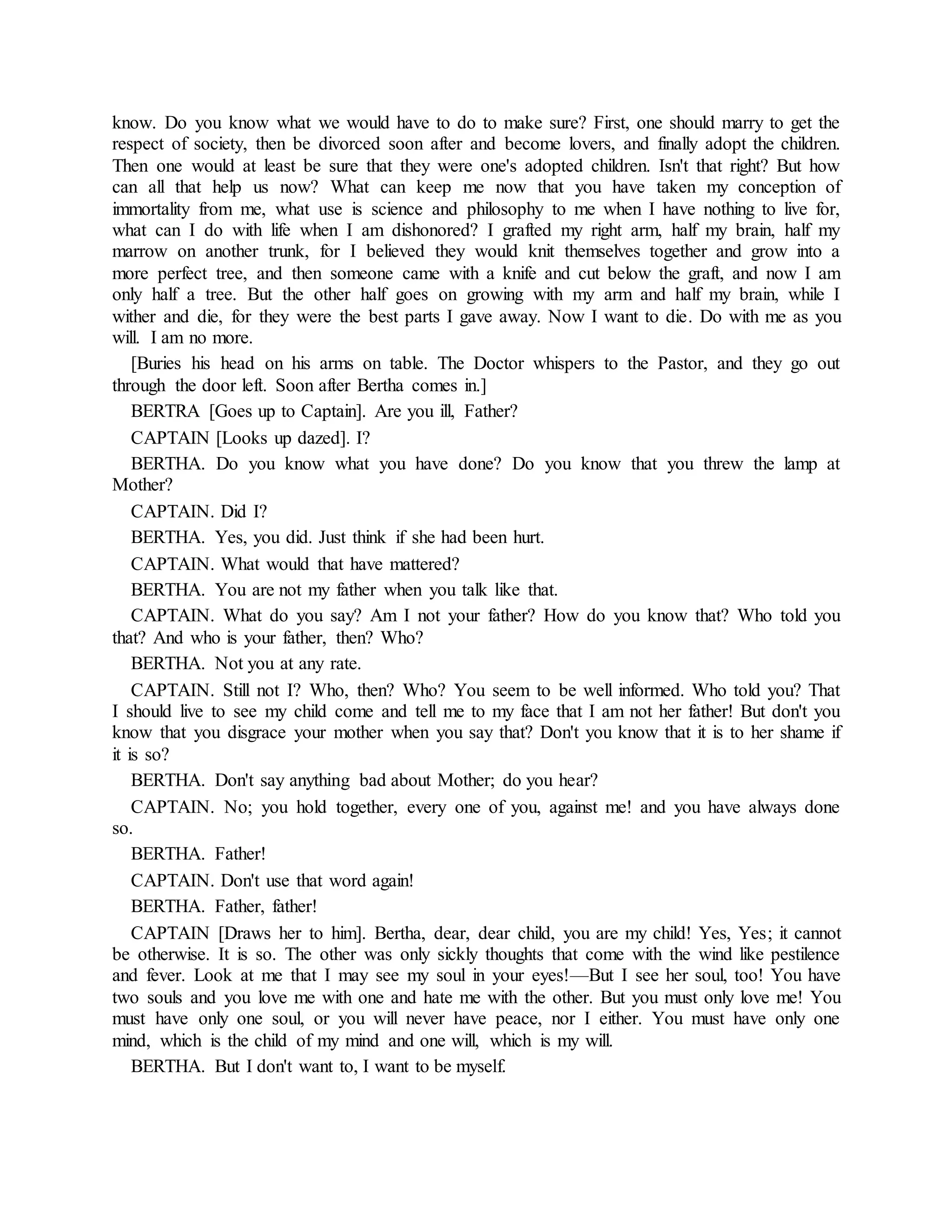 The father august strindberg | PDF