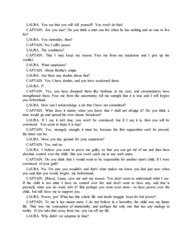 The father august strindberg | PDF