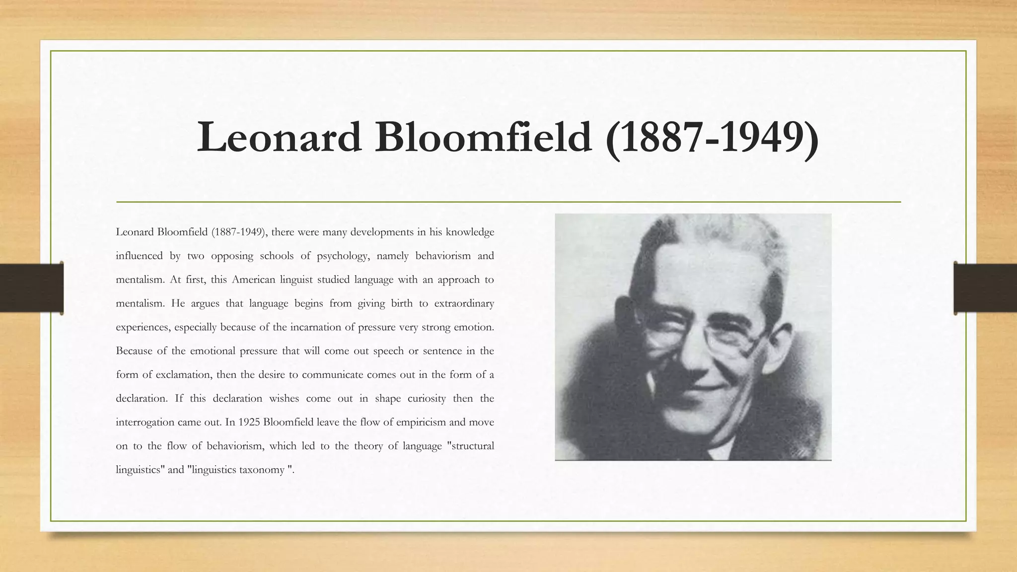 The Fathers of Psycholinguistics | PPTX