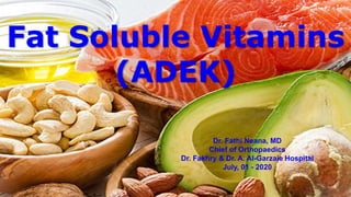 The fat soluble vitamins | PPT