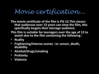 The fault in our stars case study | PPT