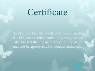 The fault in our stars powerpoint | PPTX
