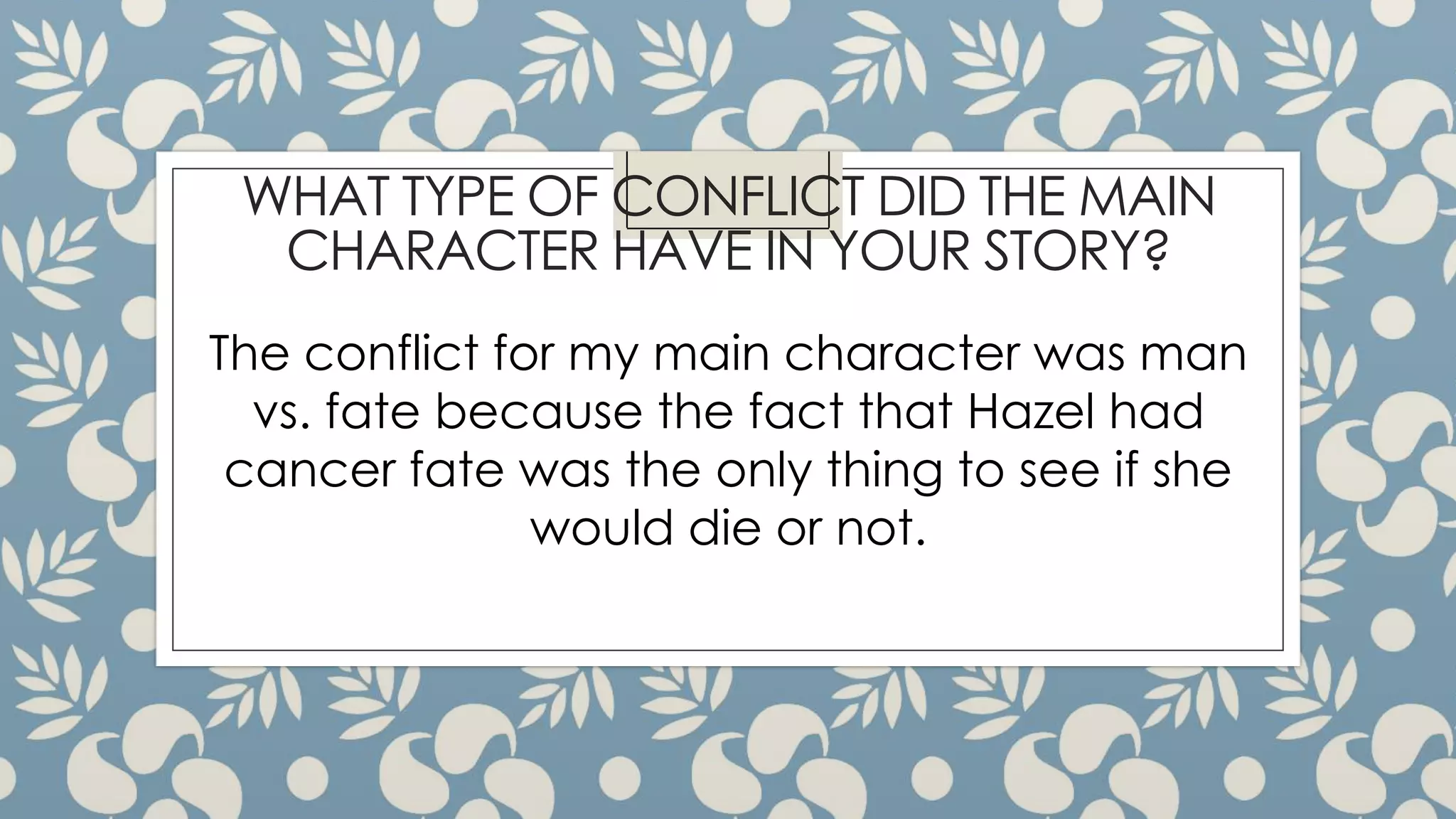 The fault in our stars | PPT