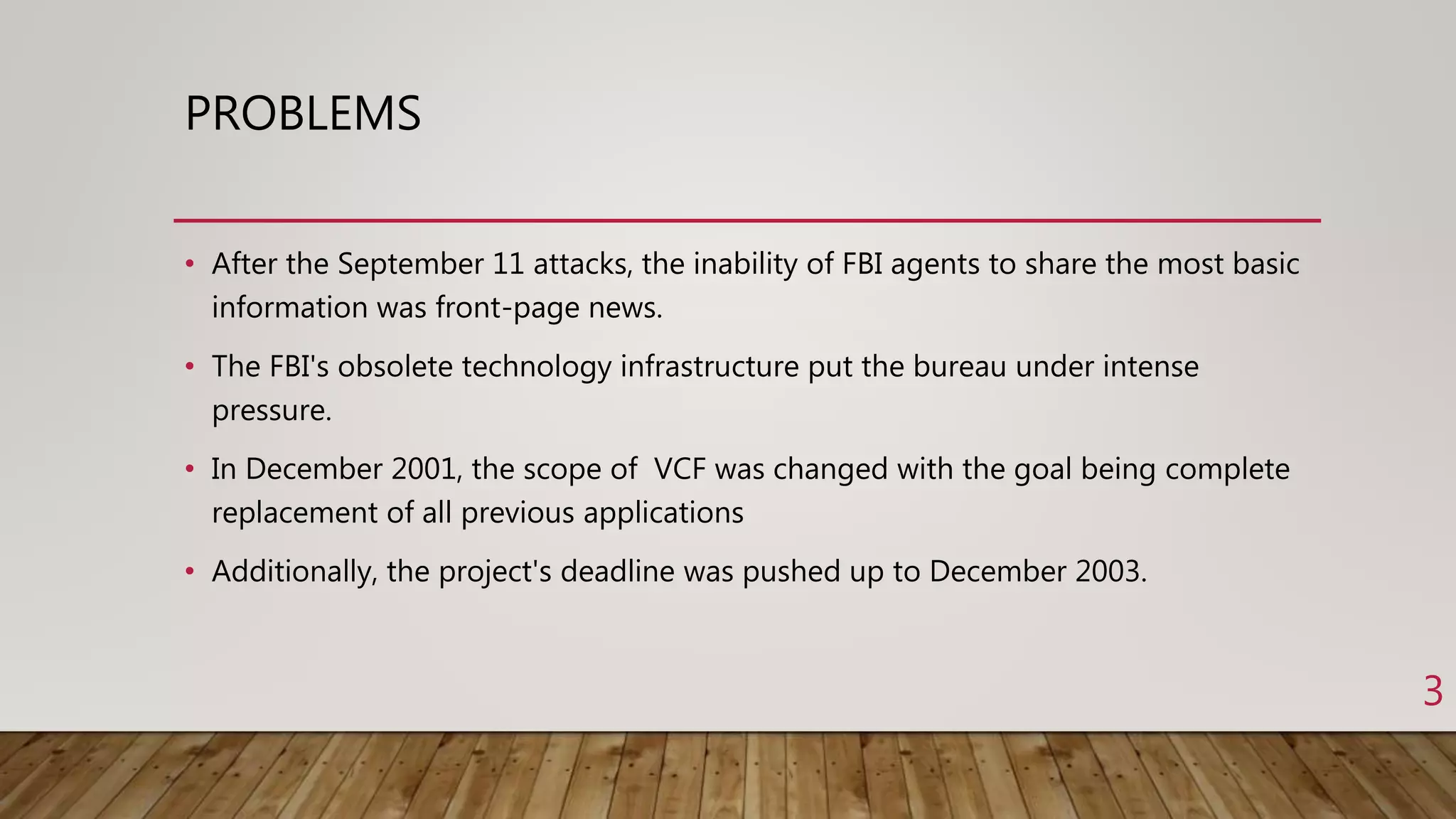 The fbi’s virtual case file | PPTX