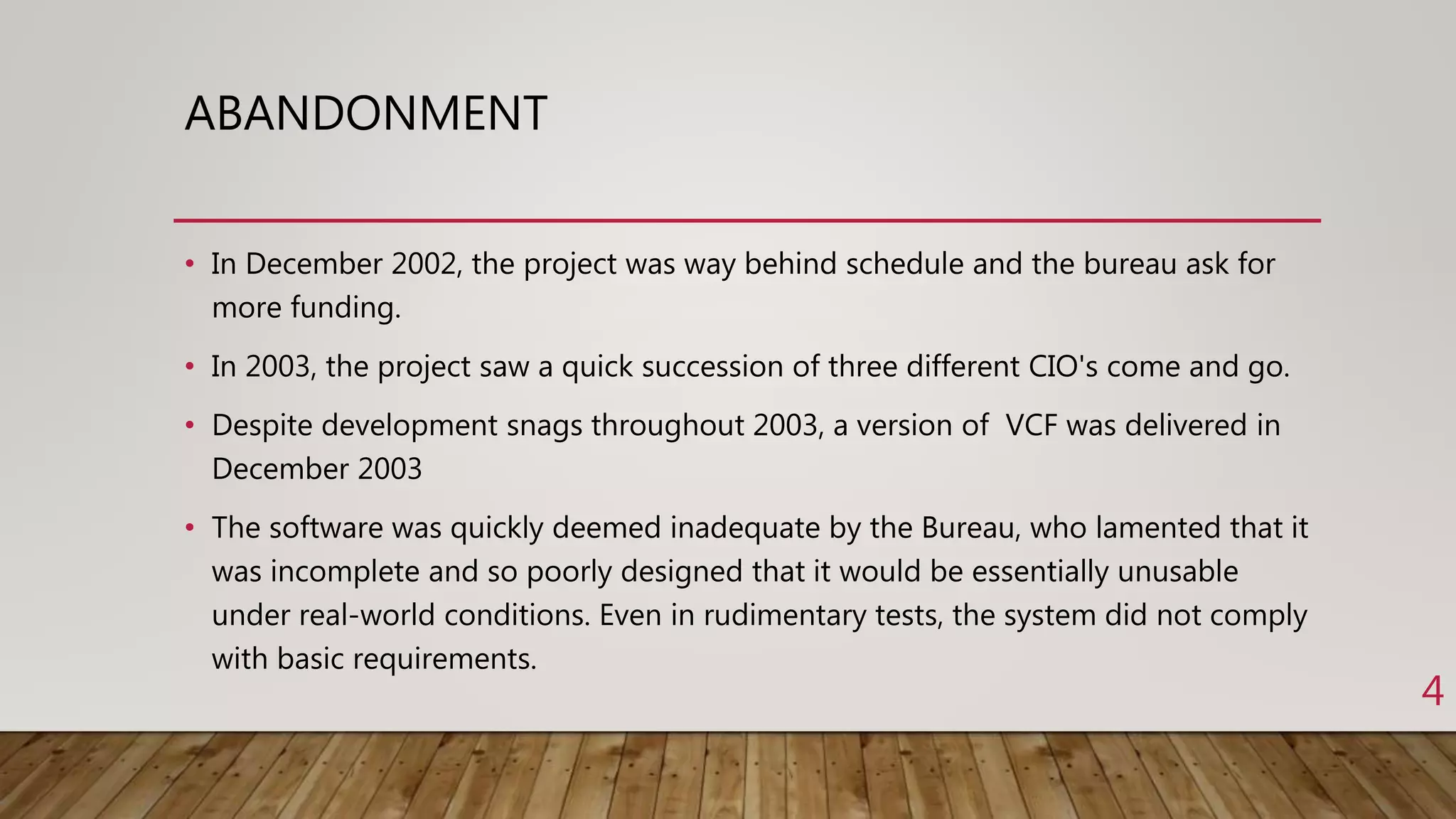 The fbi’s virtual case file | PPTX