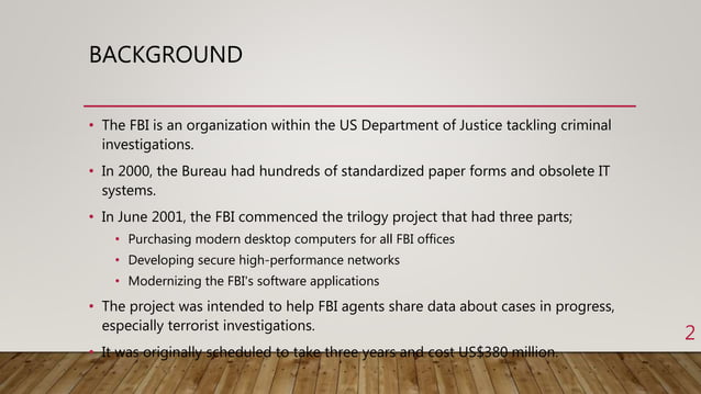The fbi’s virtual case file | PPTX | Computer Software and Applications ...