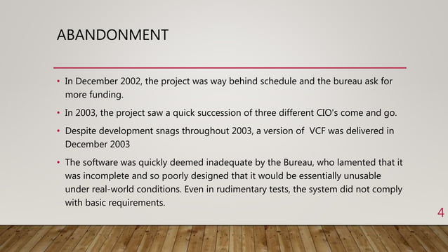 The fbi’s virtual case file | PPTX | Computer Software and Applications ...