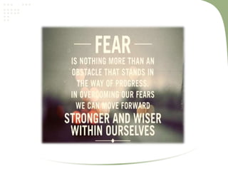 The Fear Factors | PPTX | Science