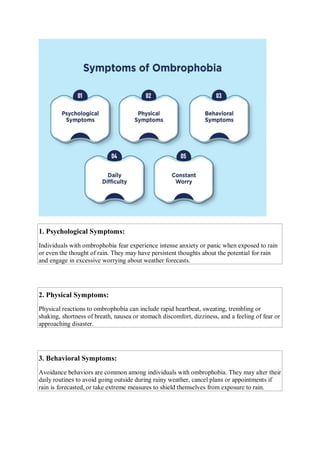 Ombrophobia: Symptoms, Causes, and Treatments for the Fear of Rain | PDF