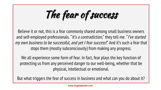 The fear of success | PDF