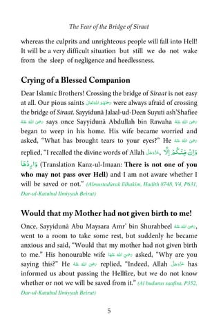 Islamic Book in English: The Fear of the Bridge of Sirat | PDF