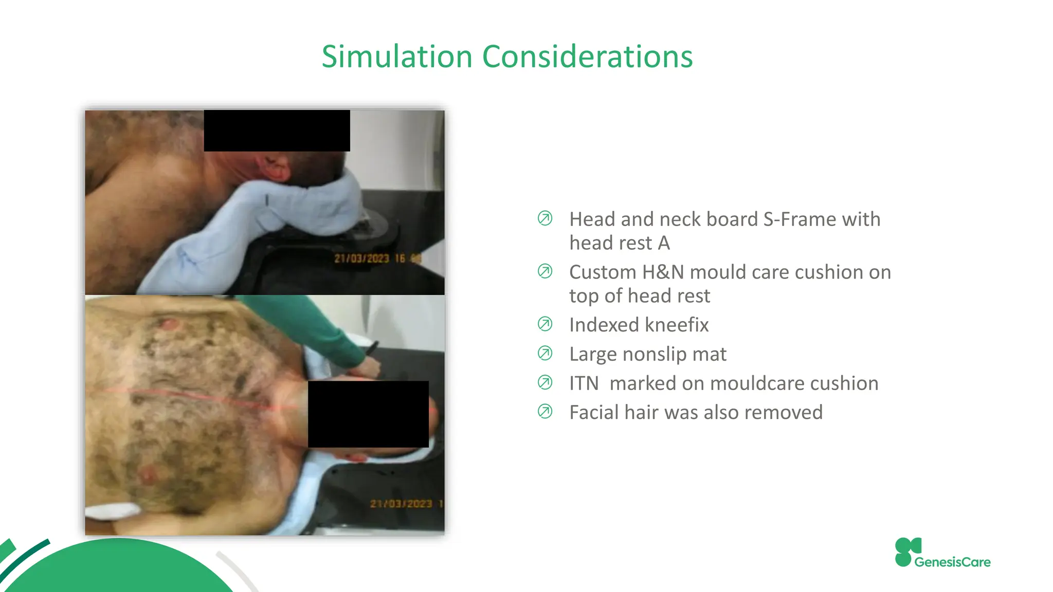 The feasibility of maskless radiation therapy for head and neck cancer ...