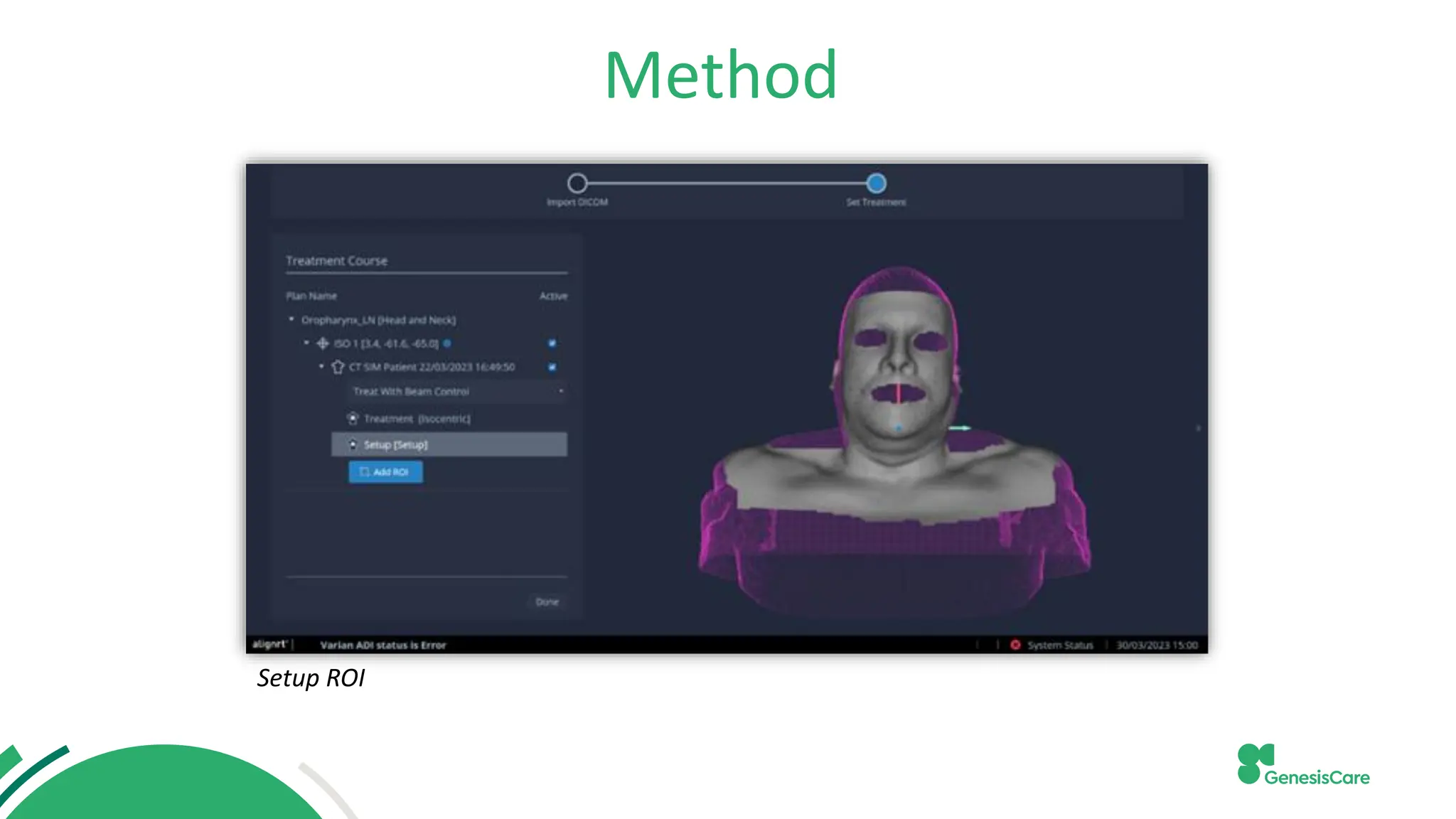 The feasibility of maskless radiation therapy for head and neck cancer ...