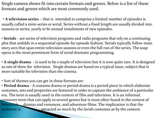 The Features Of Single Camera Production | PPT
