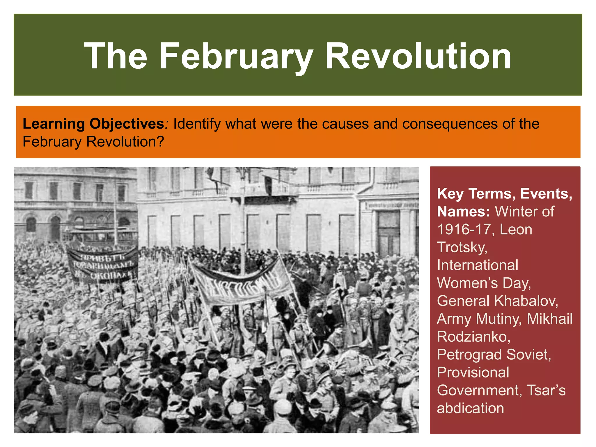 The February Revolution | PPTX