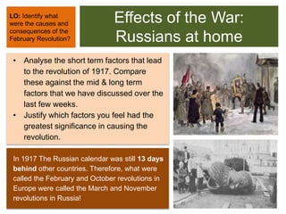 The February Revolution | PPTX