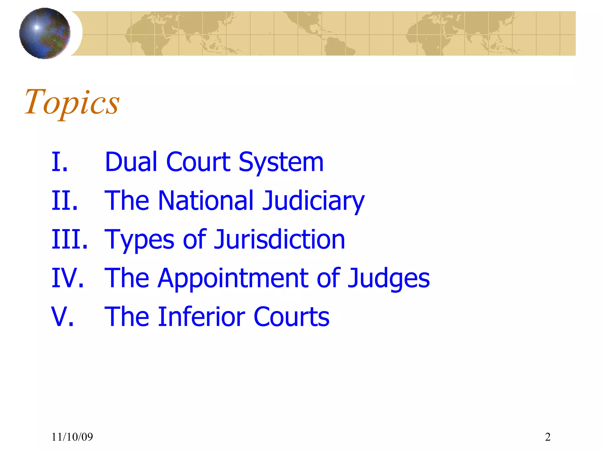 The Federal Court System | PPT