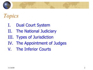 The Federal Court System | PPT