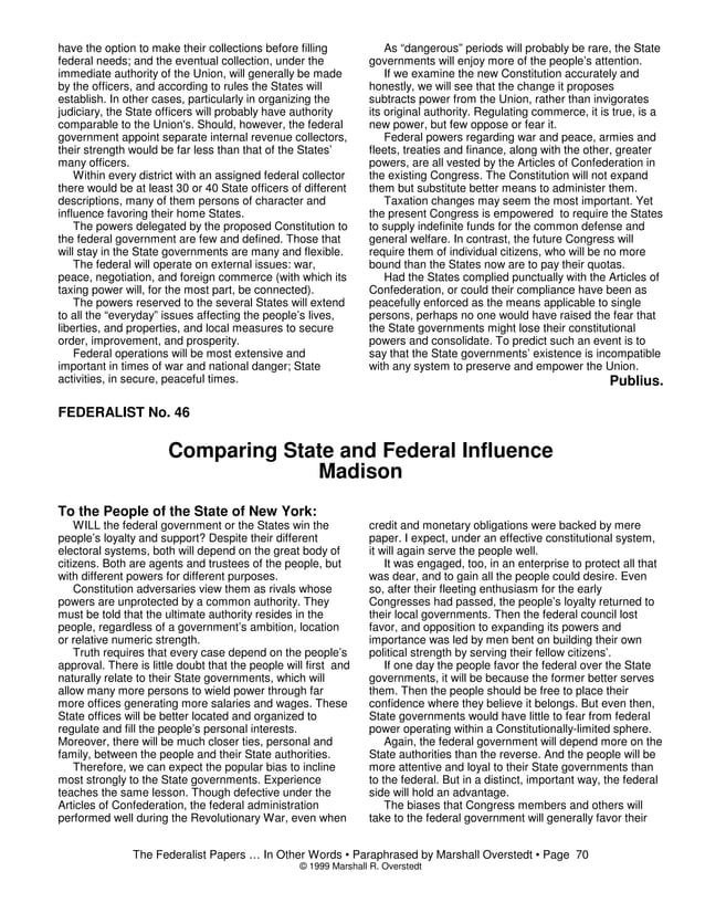 The Federalist Papers (In Modern Language)