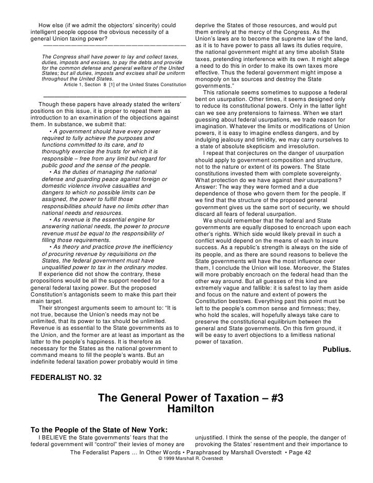 The Federalist Papers (In Modern Language)