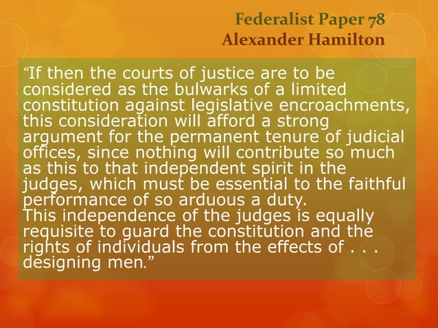 The federalists papers | PPT