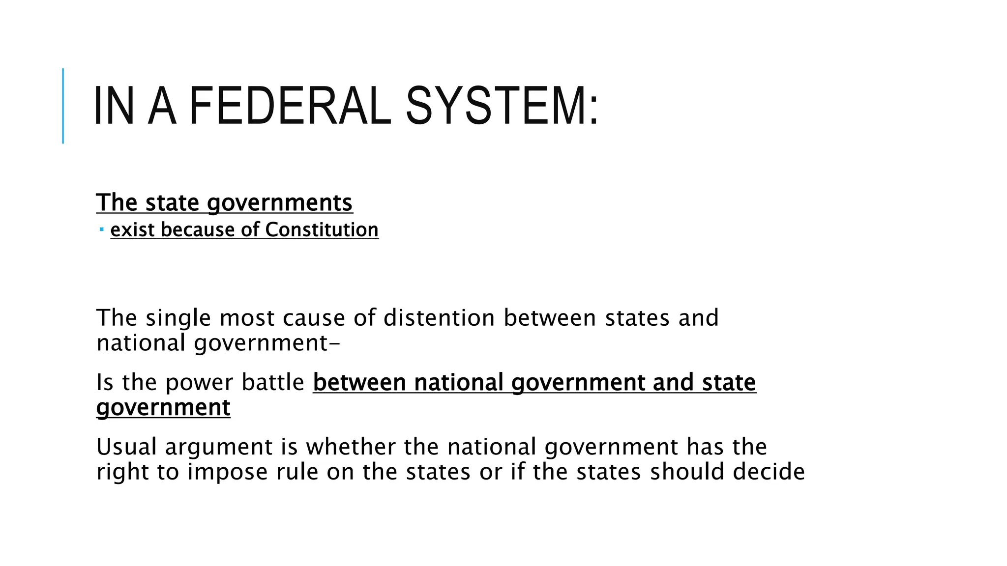 Indian Constitution - The Federal System of India | PPTX