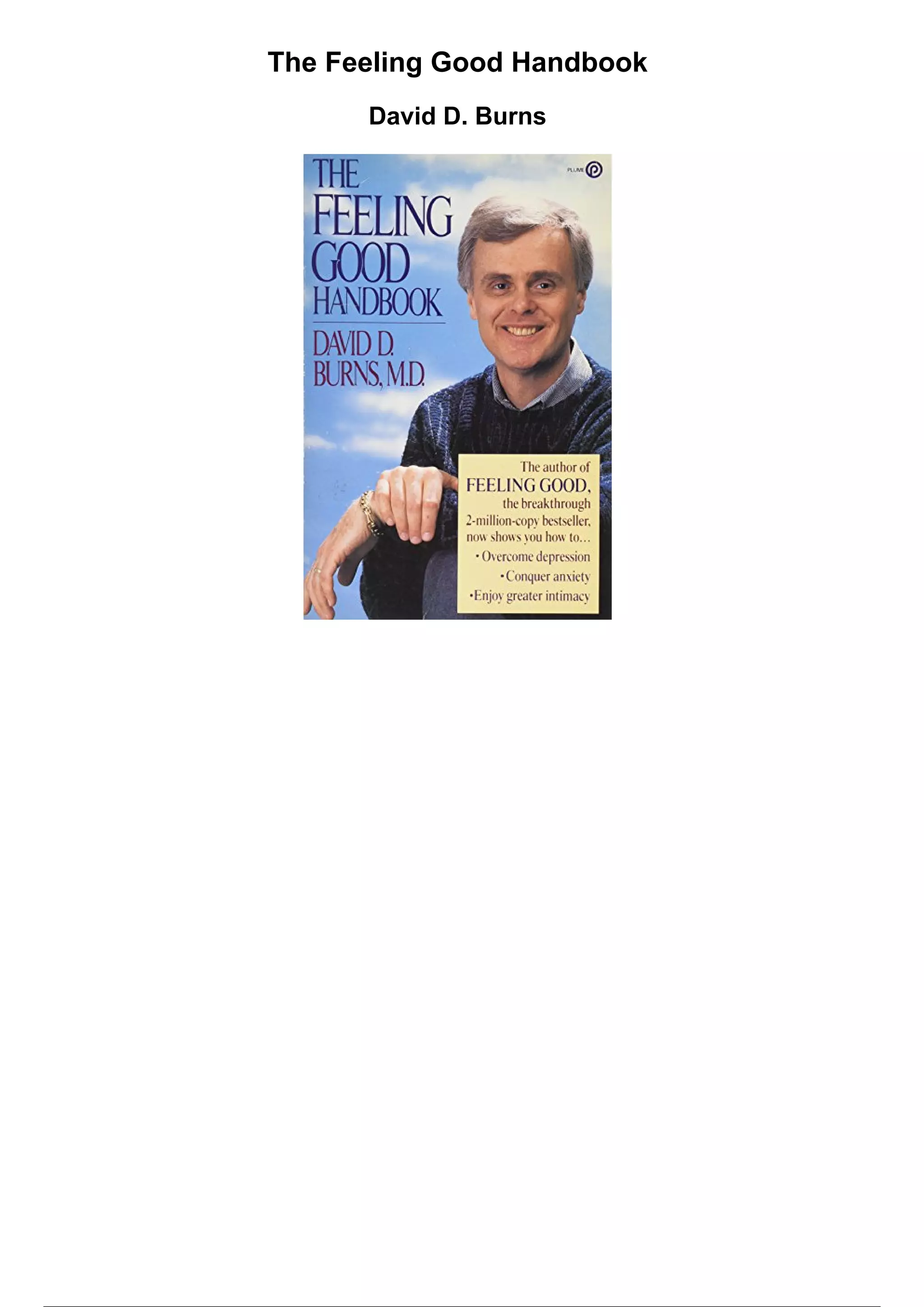 The feeling good handbook pdf | PDF