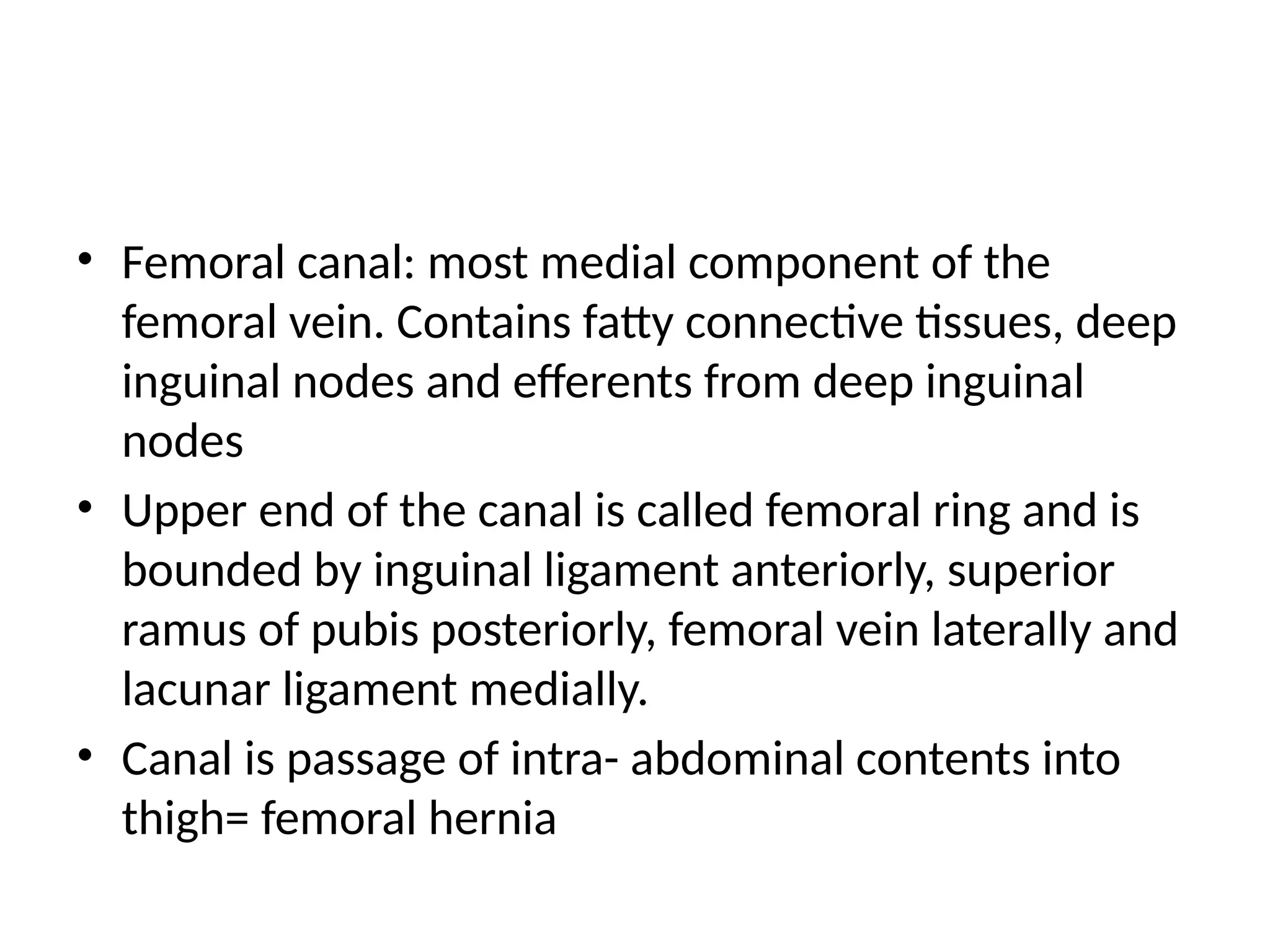 The femoral region including anterior and middle thigh | PPTX