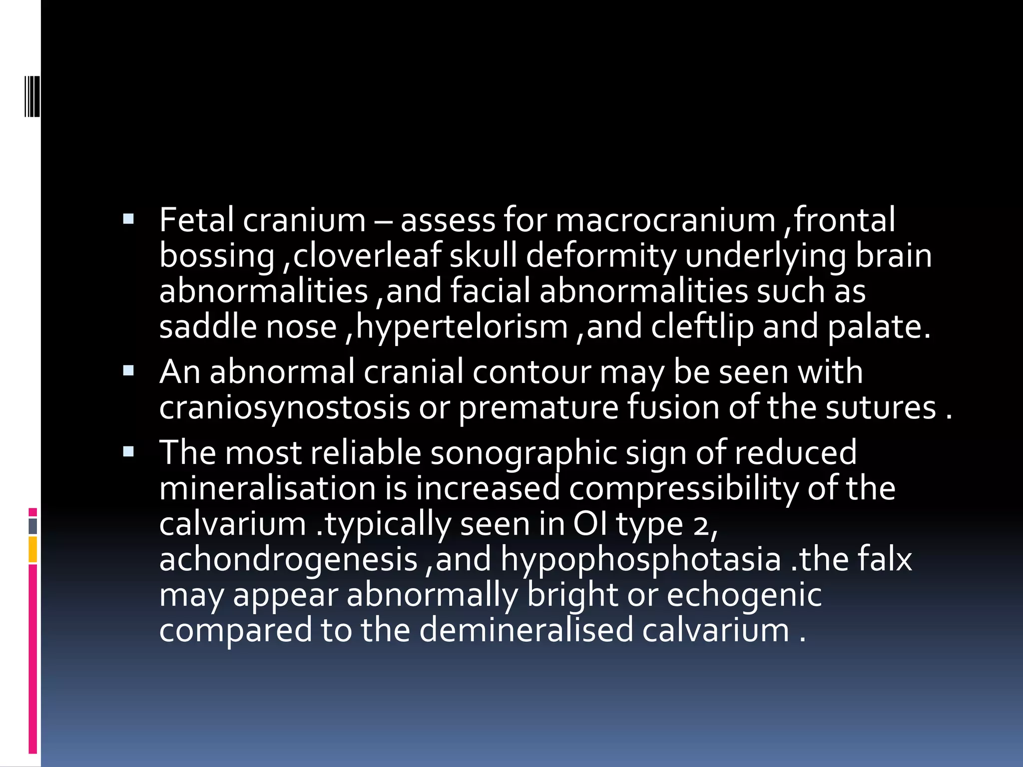 The fetal musculoskeletal system | PPTX