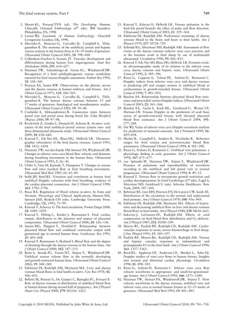 The fetal venous system part i | PDF