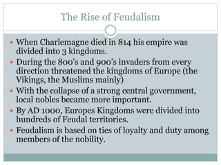 The feudal order | PPTX