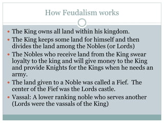 The feudal order | PPTX