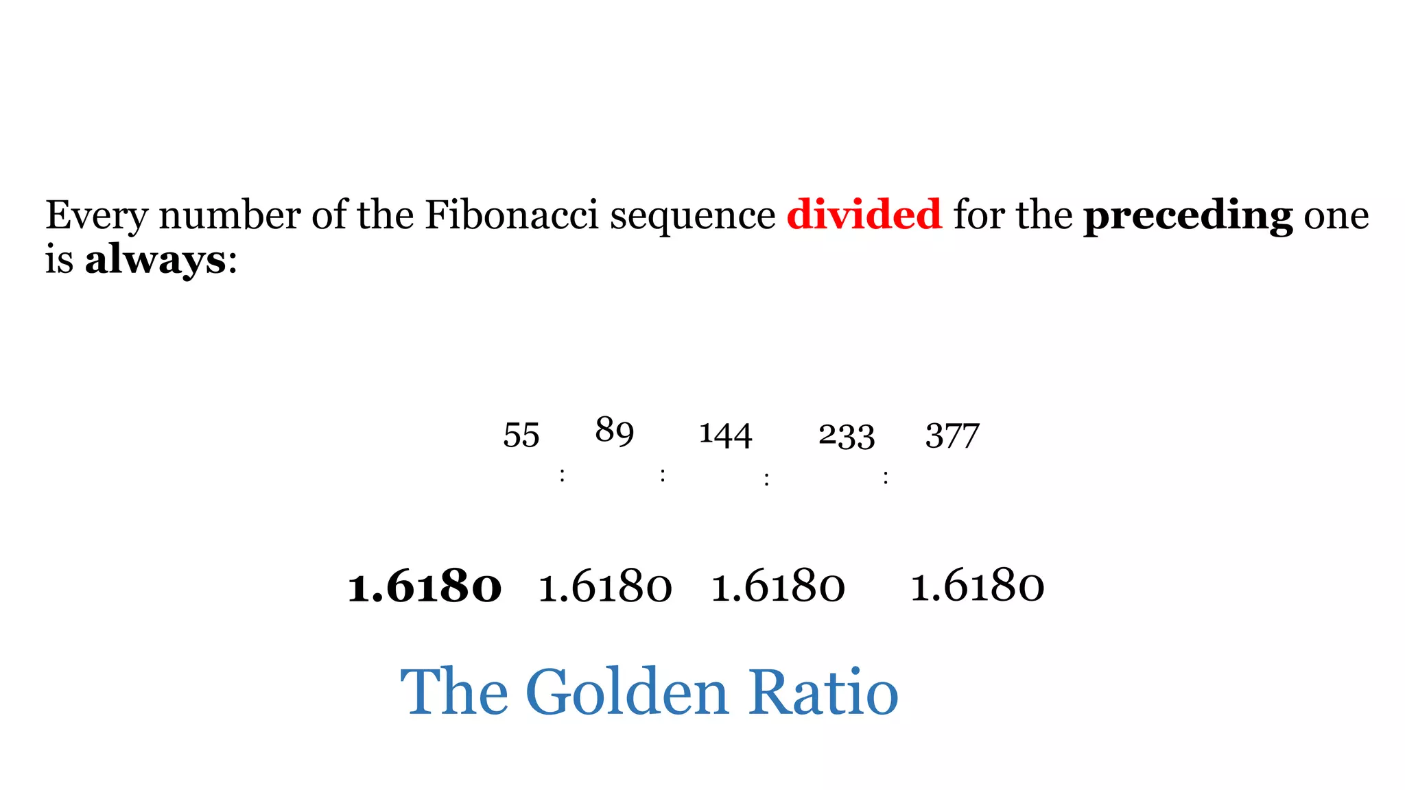 The fibonacci sequence | PPTX