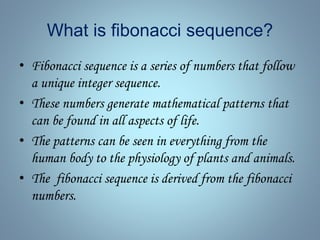 The fibonacci sequence | PPT