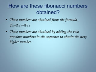 The fibonacci sequence | PPTX