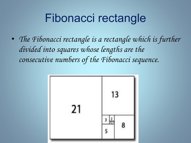 The fibonacci sequence
